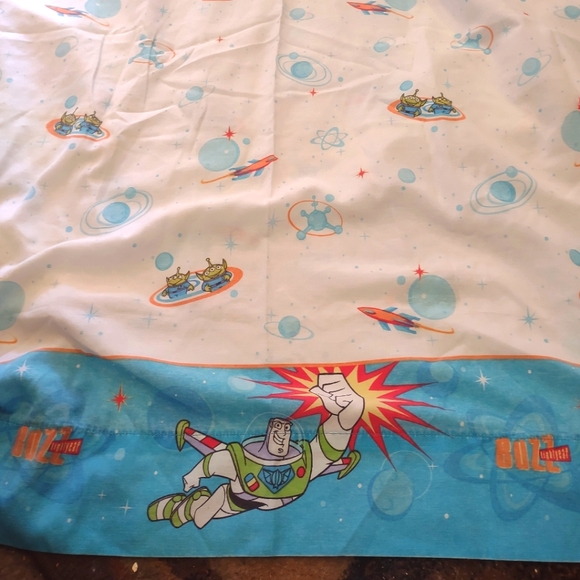 Disney | Bedding | Disney Toy Story Buzz Lightyear Book Flat Bed Sheet ...
